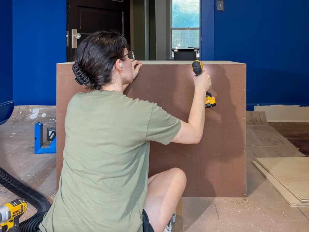 DIY Floor to Ceiling Wall of IKEA Built-Ins — Including Costs! - Renee ...